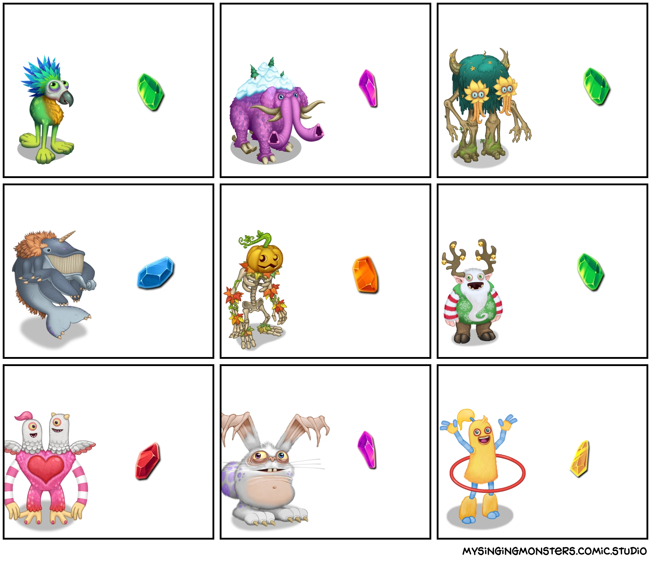 remaining monster prismatic colors | Fandom