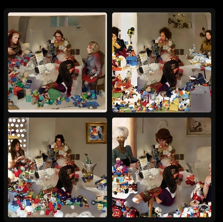 I asked AI to extend the image of that one name one thing in this photo ...