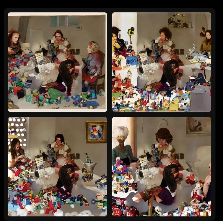 I asked AI to extend the image of that one name one thing in this photo ...