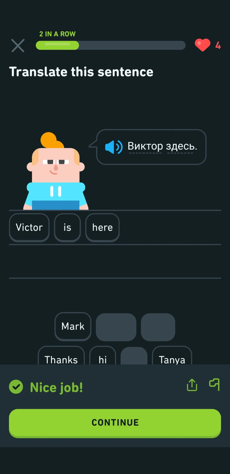Day two of doing my Duolingo🤠 | Fandom