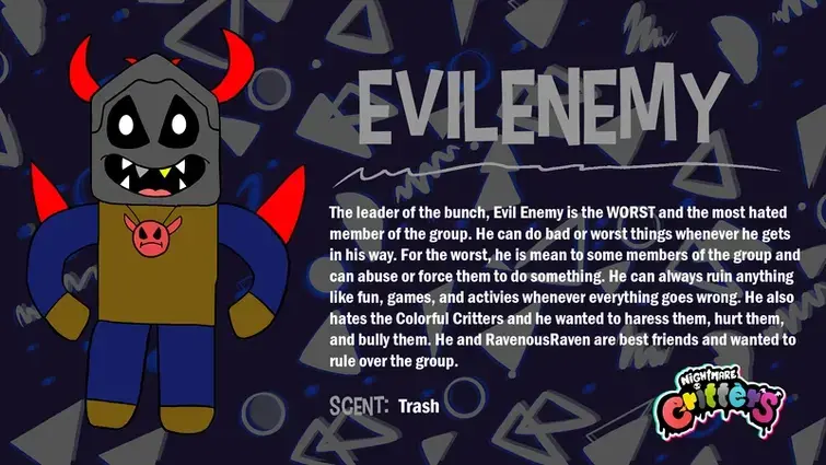 I drew Nightmares Critters as anime boys and anime girls! | Fandom