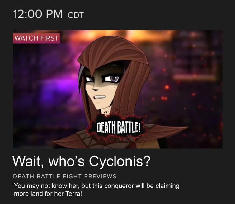 Fight Previews for (what else?) Azula vs. Cyclonis | Fandom