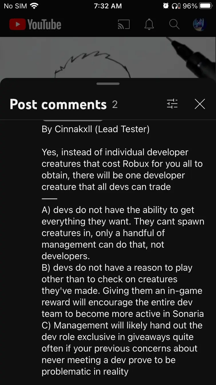 next week do you think itll be a robux dev creature or the dev exclusive | Fandom