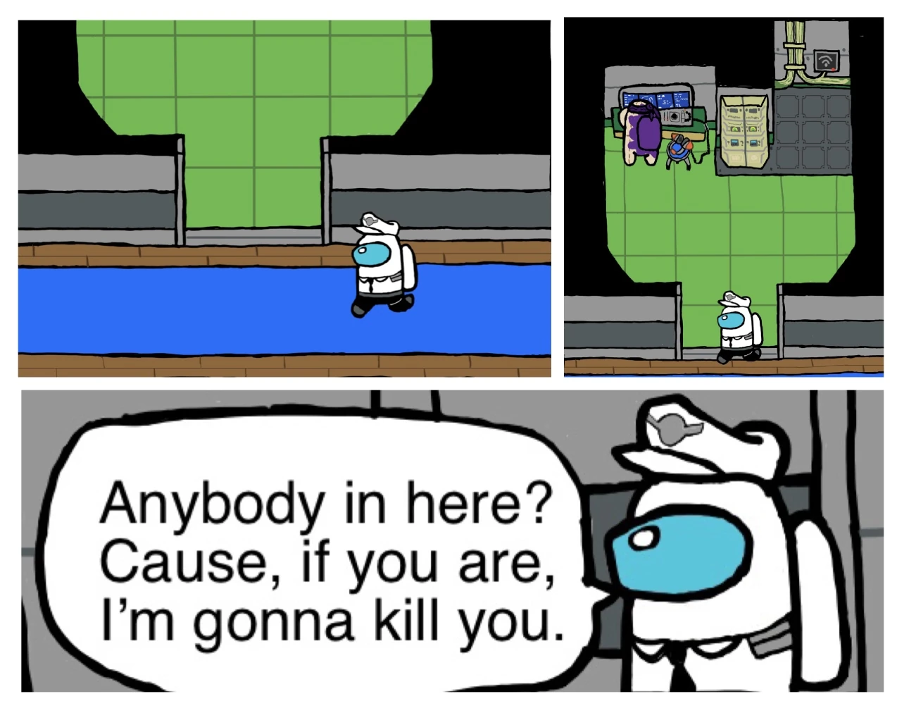 Among Us Logic Battle Royale:Captain meets another dummy. | Fandom