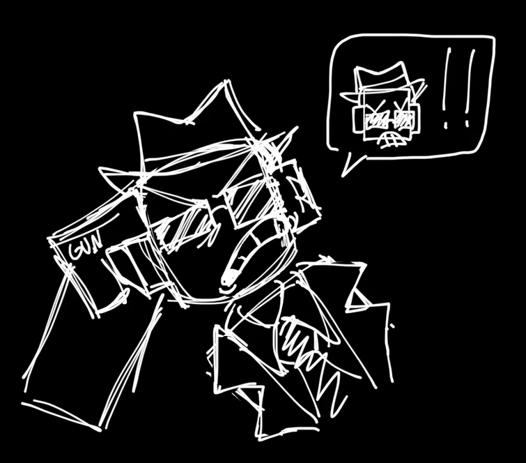 Quick chance sketches I did in screenshot editor | Fandom