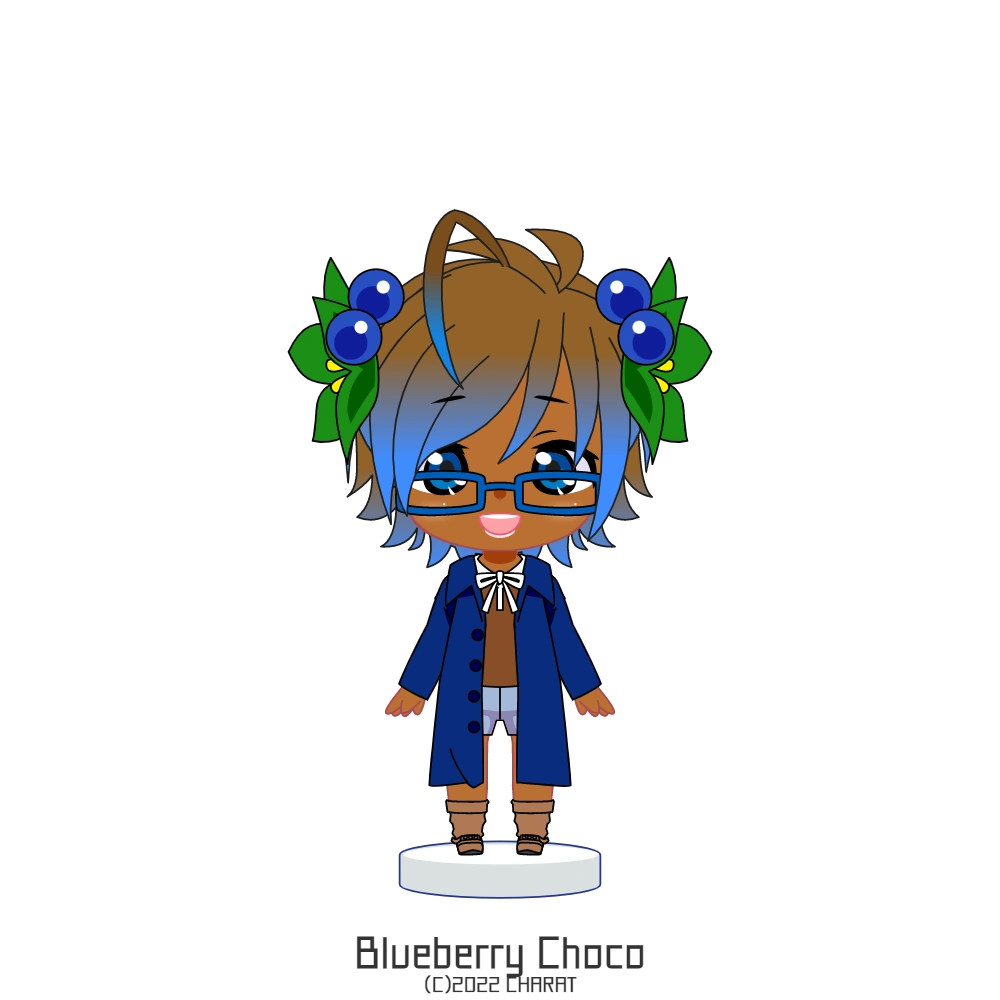 Blueberry Choco! (inspired by Parfaitcookieiscute) | Fandom