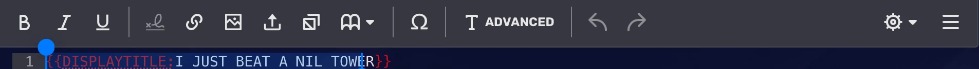 Wikitext is misaligned in the source editor | Fandom