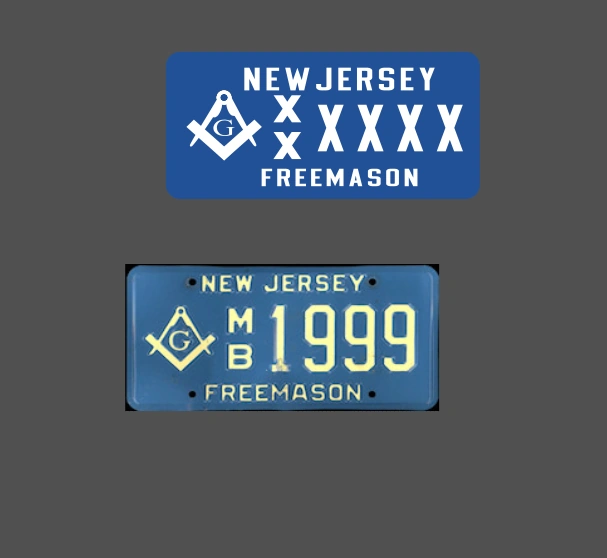 Freemason License Plates From My State Remade in Inkscape (1988-2021 ...