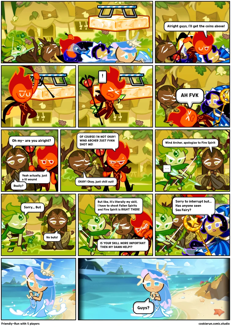 Friendly Run with 5 players (COMIC) | Fandom