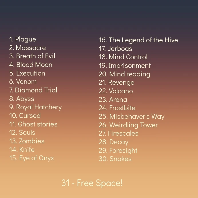 WoFtober prompts list + 6 Fanarts | Fandom