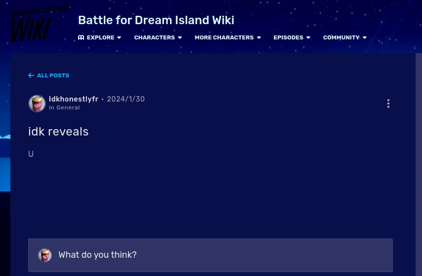 idk face reveal-ception | Fandom