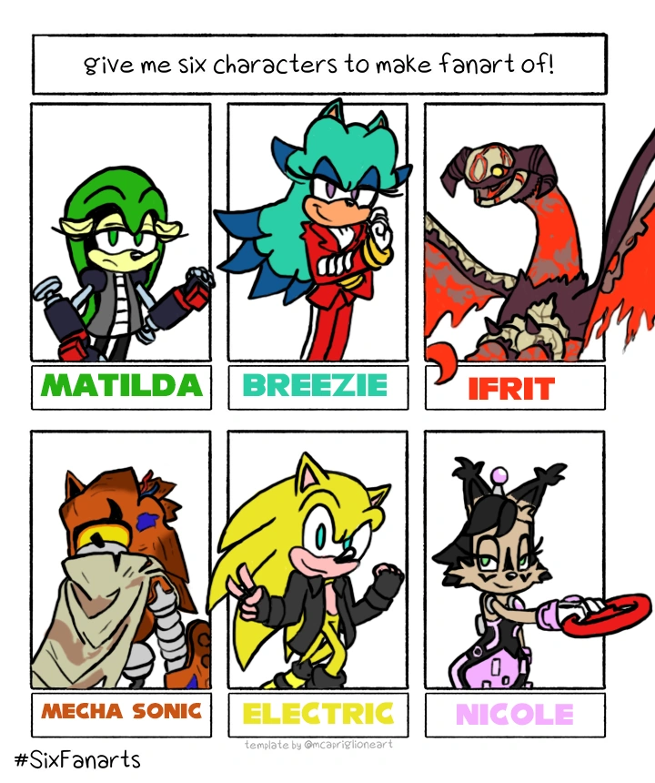 Part 2 of "Six Characters to Make Fanart of" + Big | Fandom