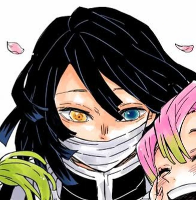 So...does Obanai's hair have blue tips Now? | Fandom