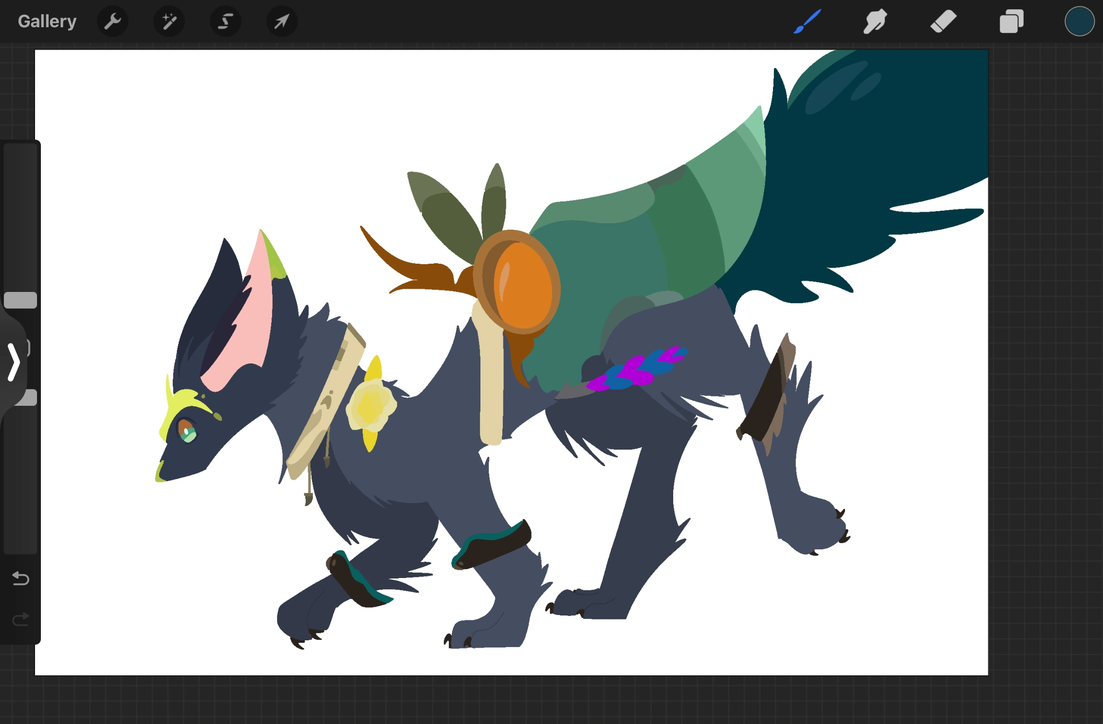 Colors! - nari as a fox wip. | Fandom