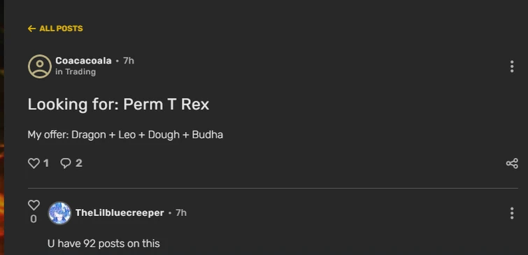 Looking for: Perm T Rex | Fandom