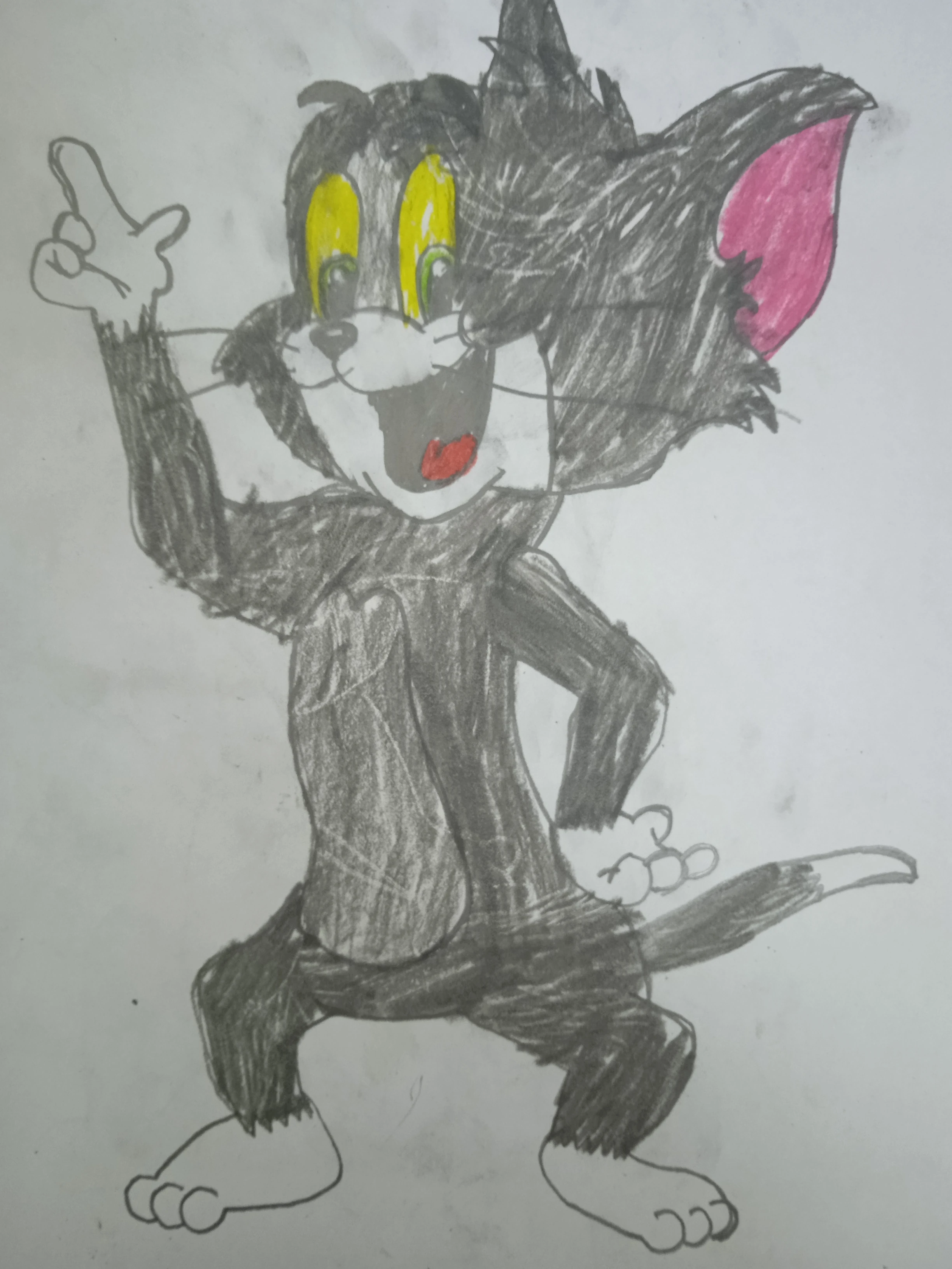 OFF-TOPIC: My drawing of Tom Cat (Tom and Jerry saga) | Fandom