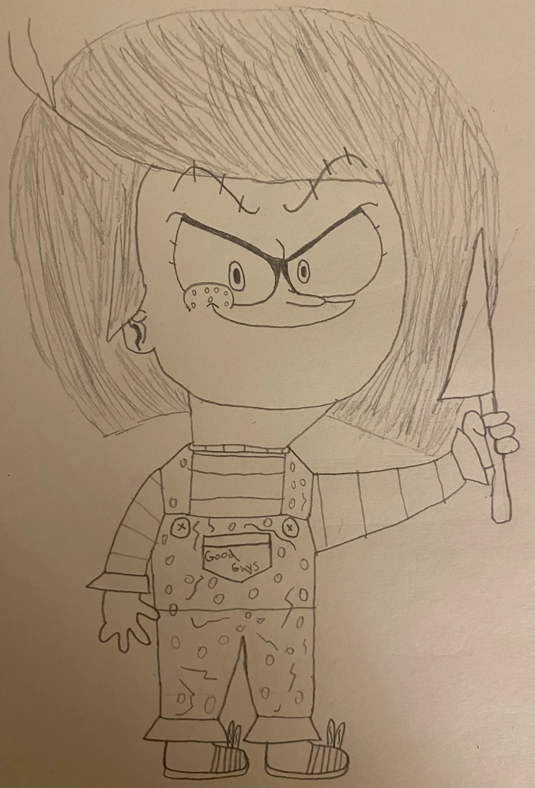 My drawing of Chucky (in SpongeBob animation/form). | Fandom