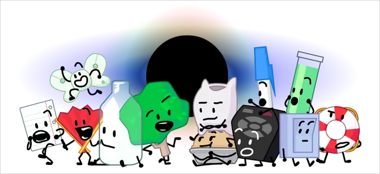 some guy made some cool BFB team artwork with II characters | Fandom