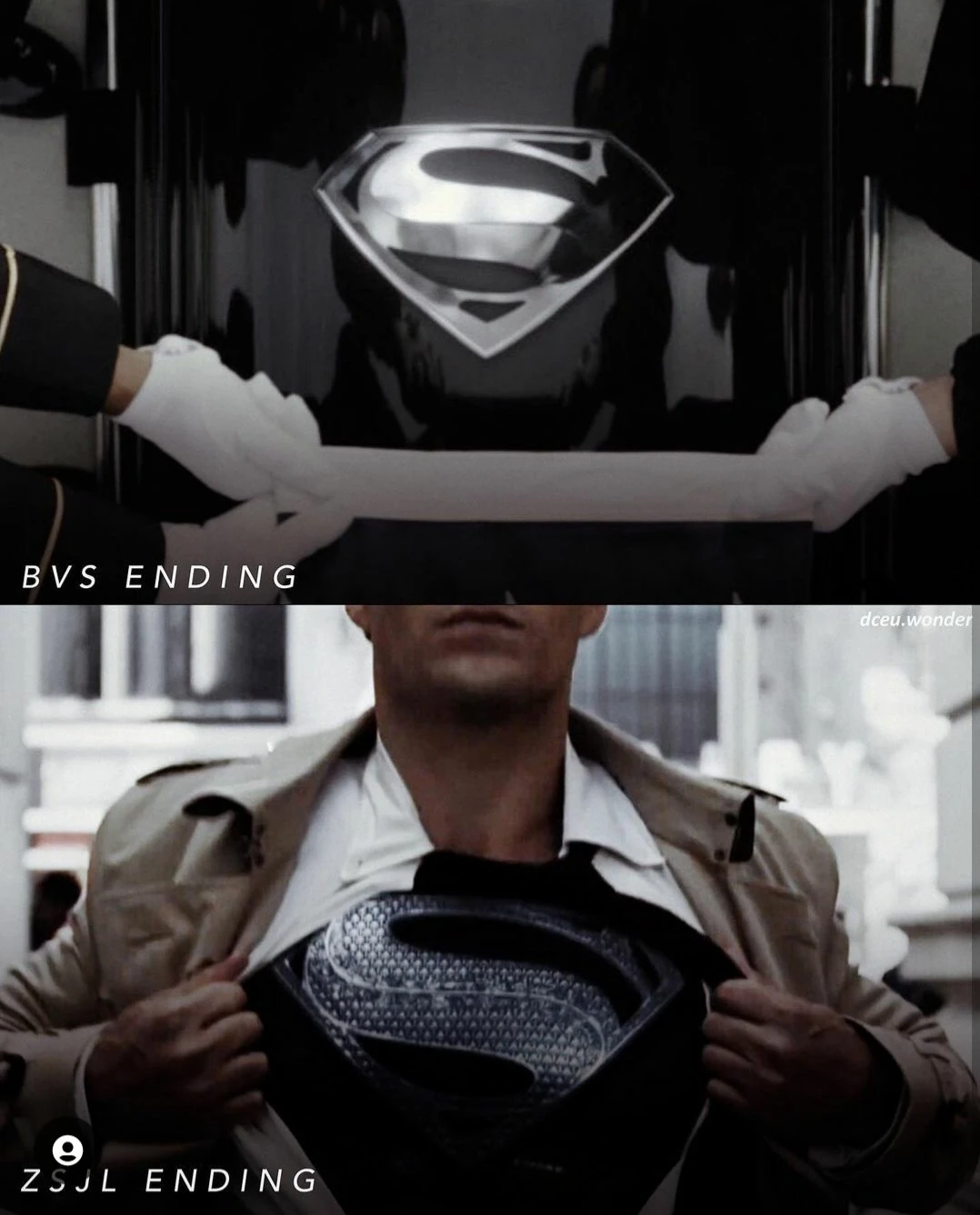 I just realised Superman's coffin color was foreshadowing the color of ...