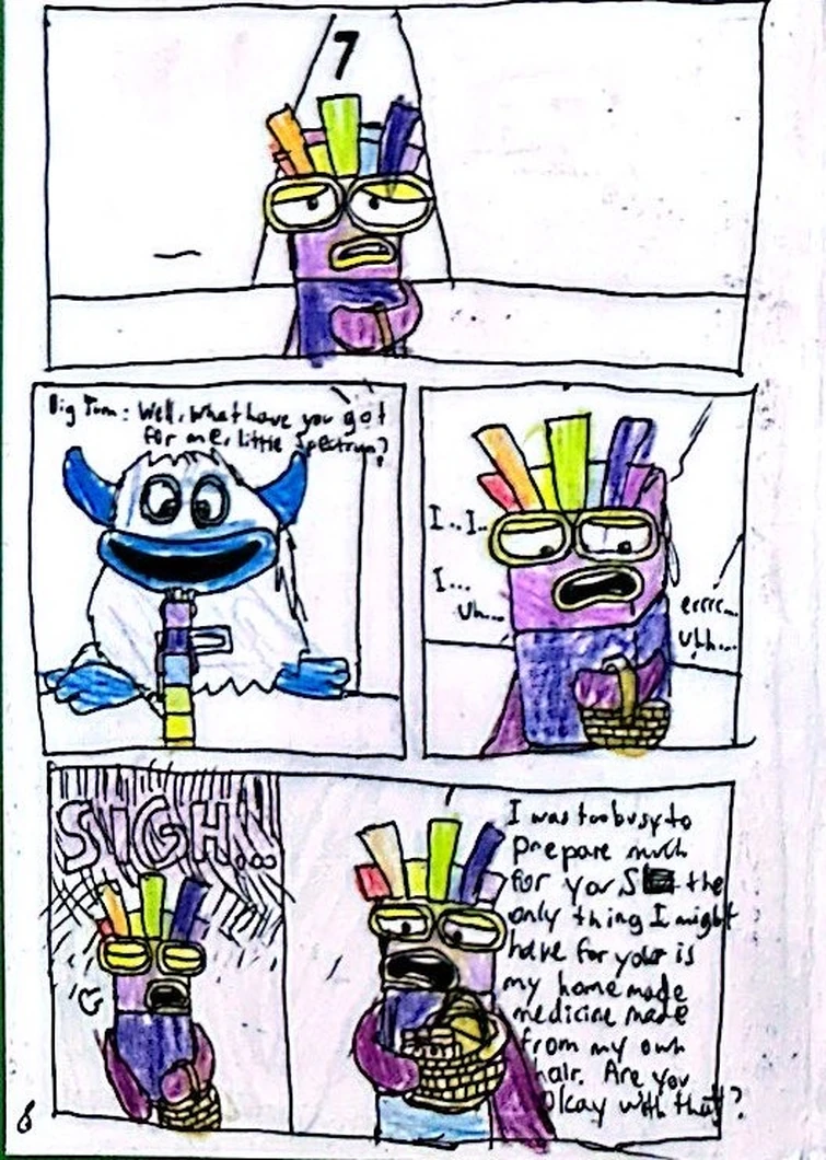 Numberblock Seven in The Offering. | Fandom