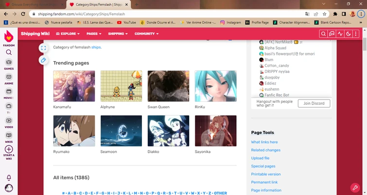 Trending Pages... | Fandom