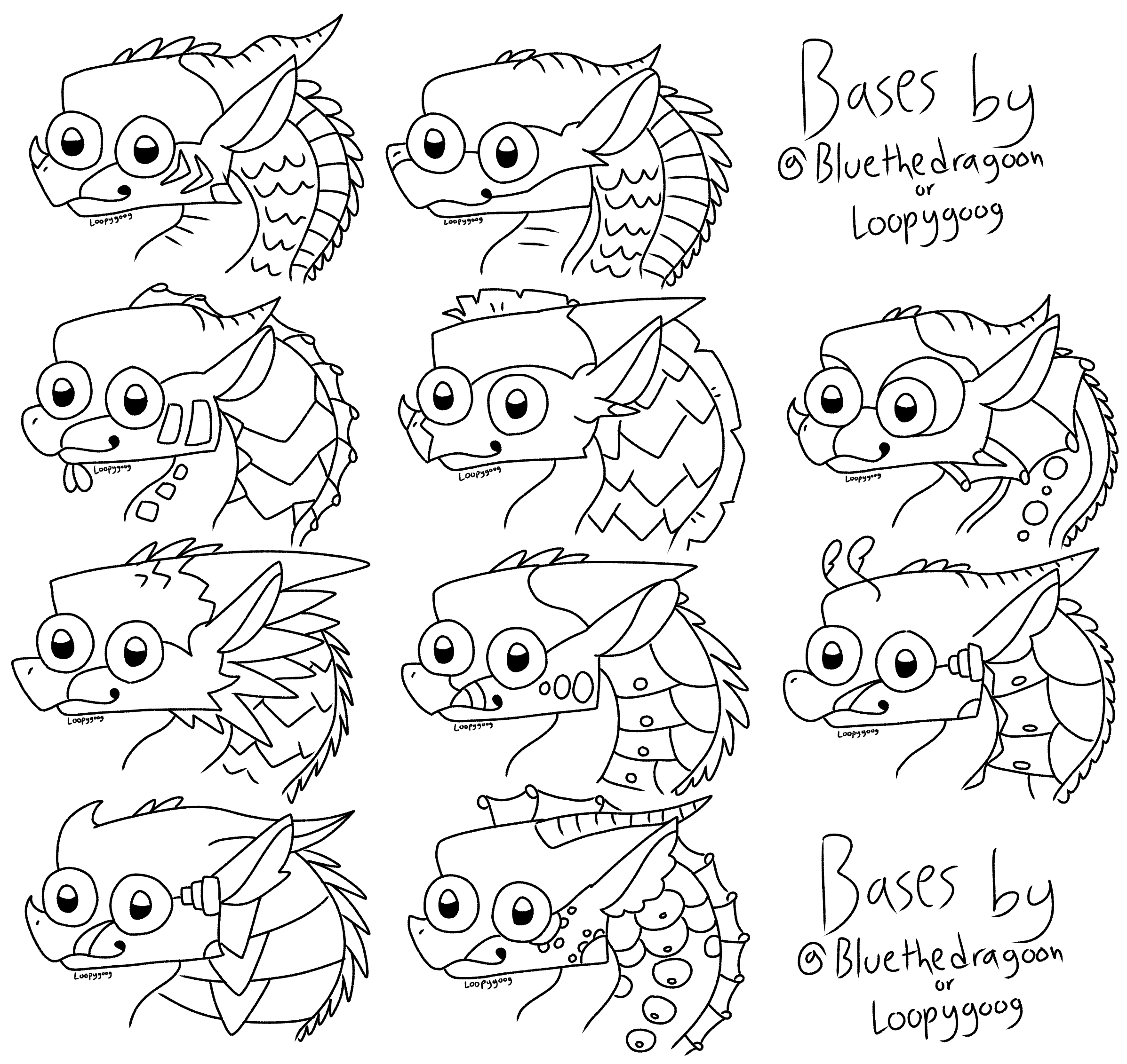 I made silly goober wings of fire bases!! | Fandom