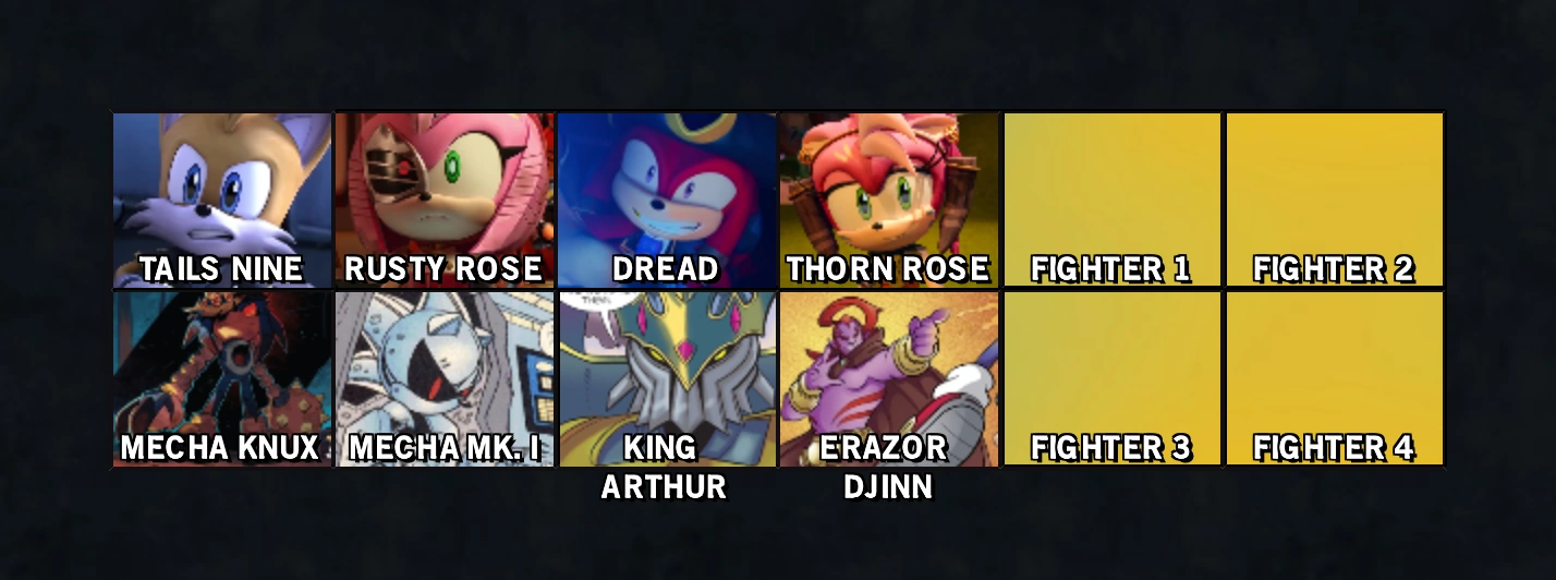 Sonic Fighting Game Roster Bonus Fighters | Fandom