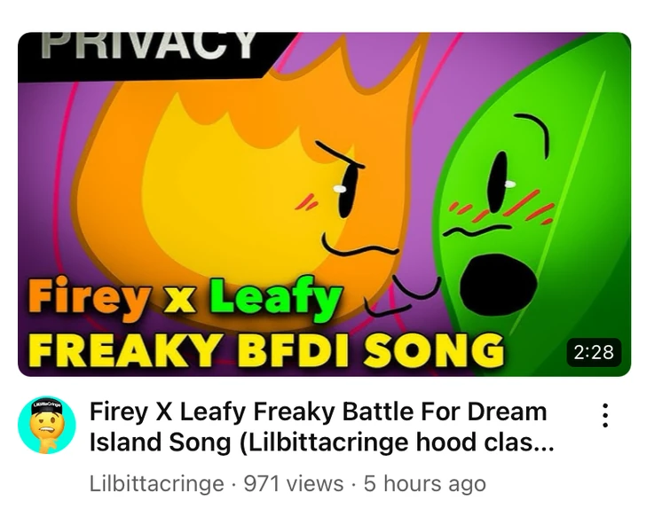im gonna scream lilbittacringe found bfdi | Fandom