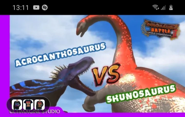 Have you seen the new acrocanthosaurus vs shunosaurus fight from pong ...