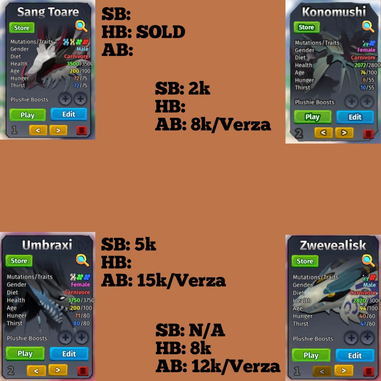 Mutation Auctions | Fandom