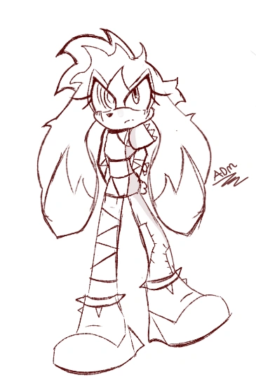 Conceptual drawing of an OC. | Fandom