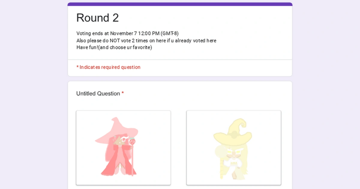 Decided to end round 1 early and round 2 is here now!(Tisha’s ocs of November 2025) | Fandom