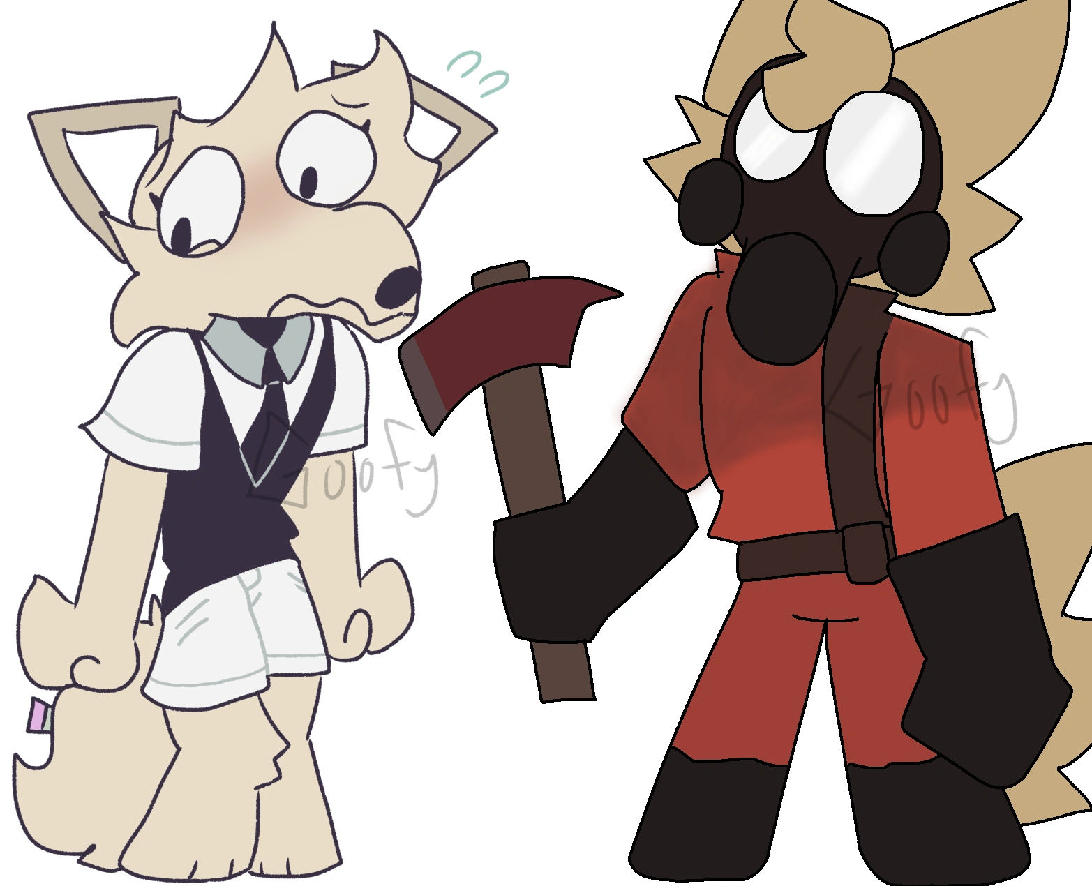My character designs for Tf2 Fanon AU and FPE BIB fanon AU | Fandom