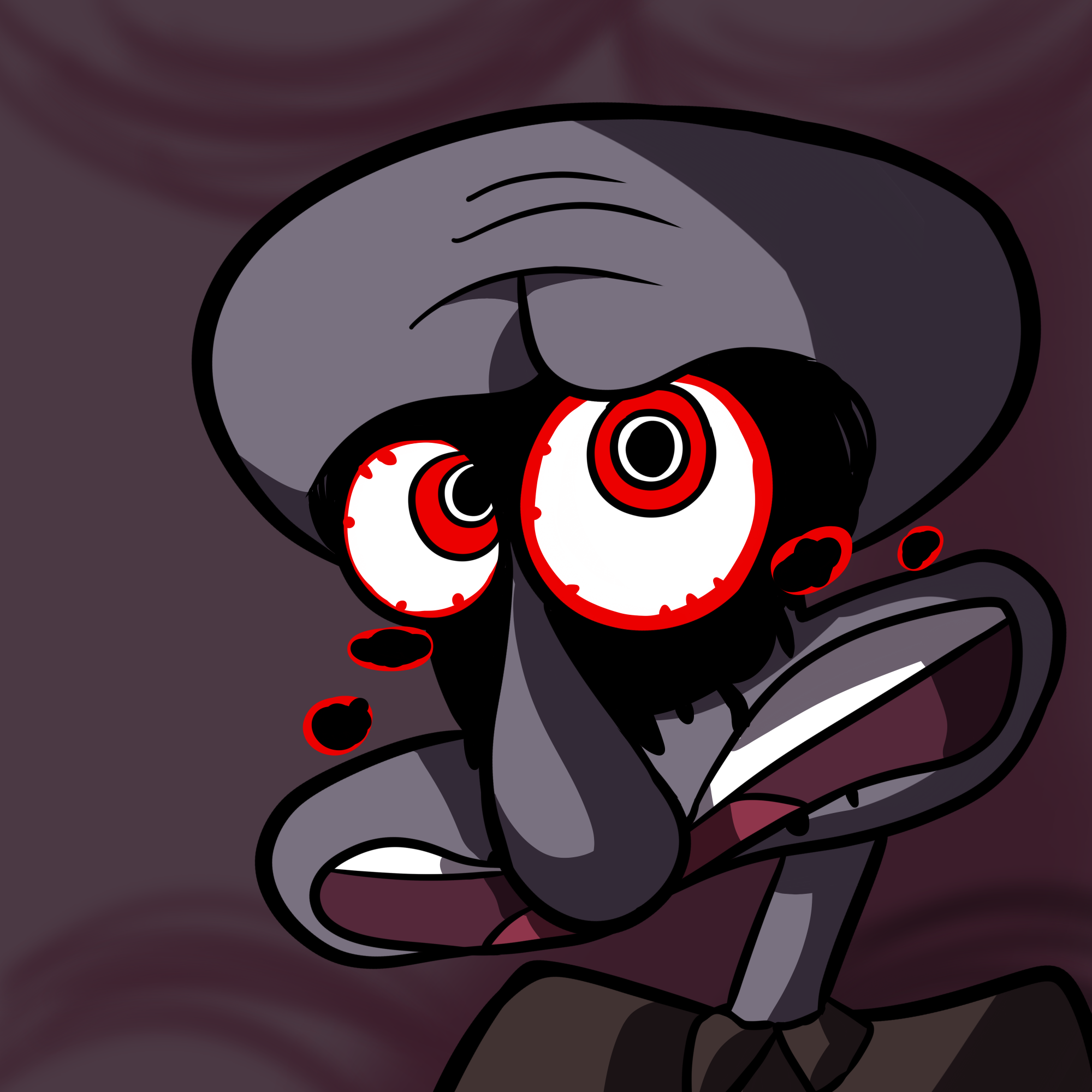 Drew Red Mist Squidward Fandom