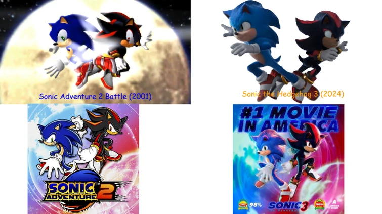 Evolution of the iconic Sonic & Shadow pose Part 1 | Fandom