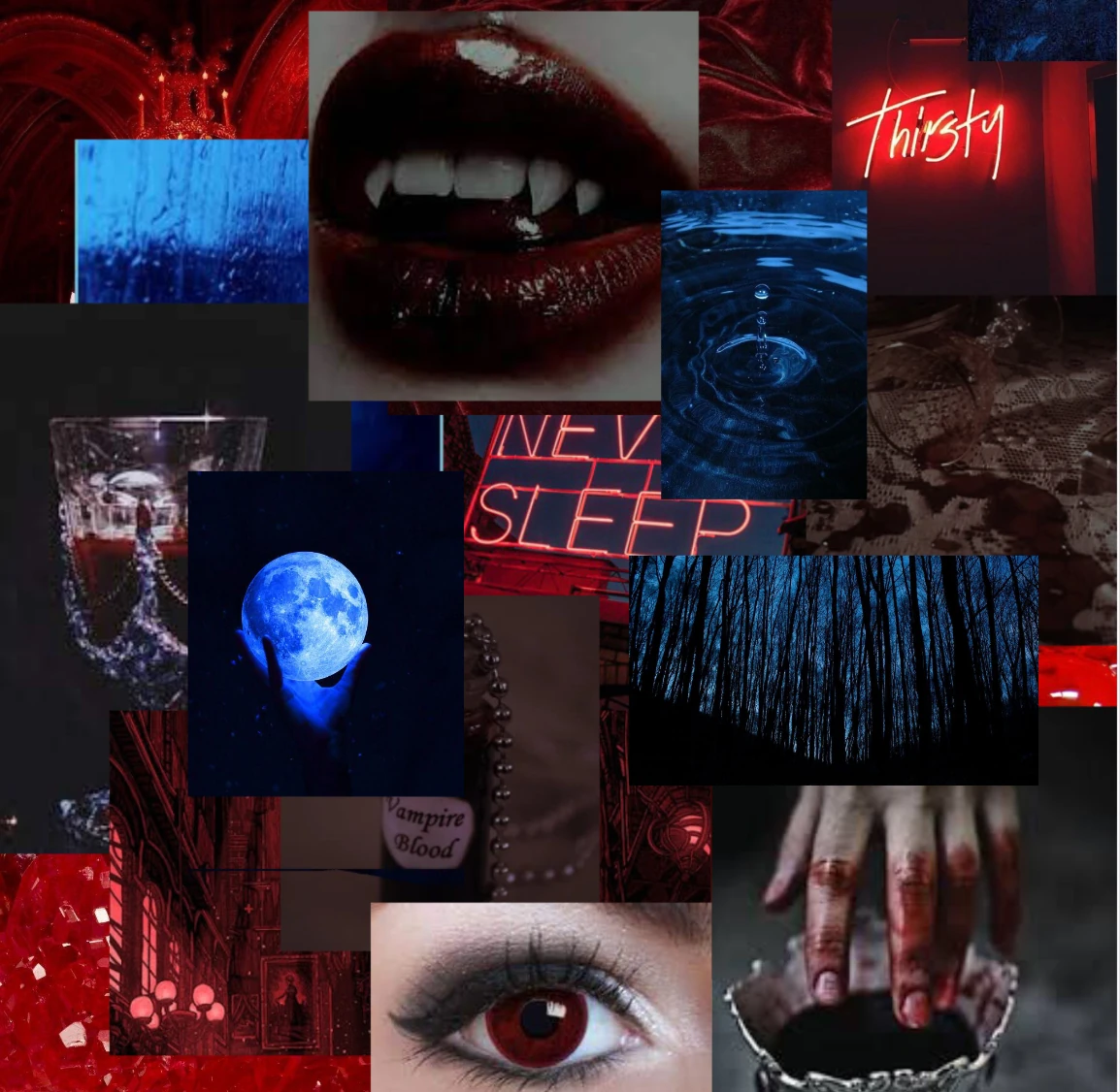 🦇Vampire themed collage🩸 | Fandom