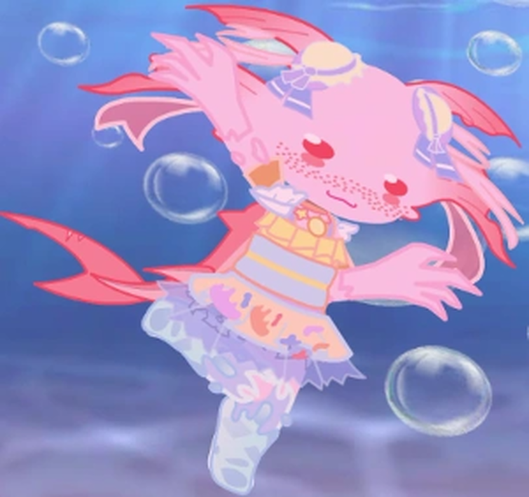 Alex the axolotl In gacha club | Fandom
