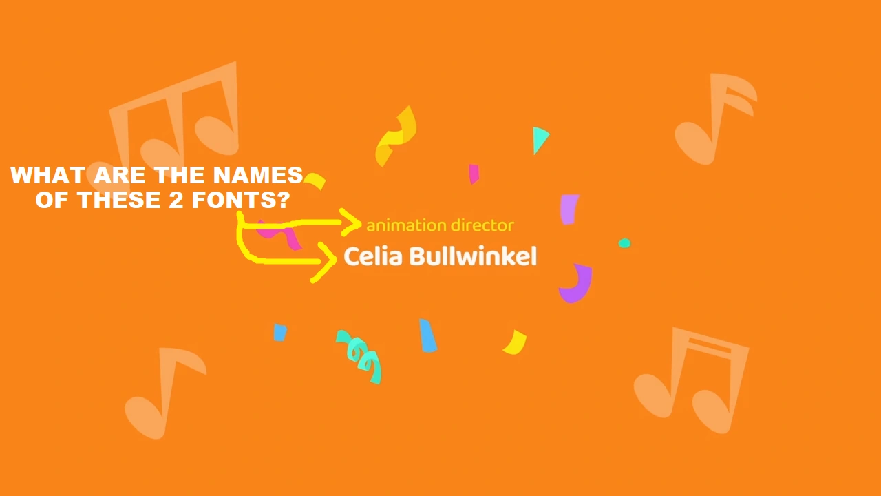 What are the names of these 2 fonts used in the End Credits of Face's ...