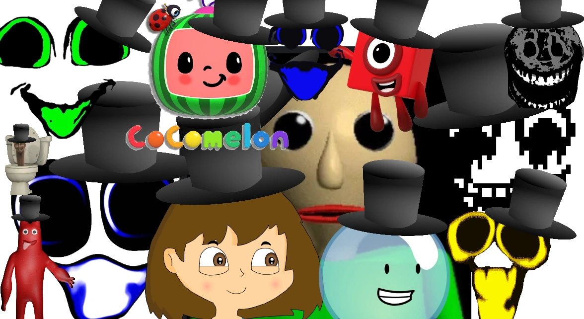 cute baldi baby billy numberblocks a-185 banban bb-5 tophat | Fandom