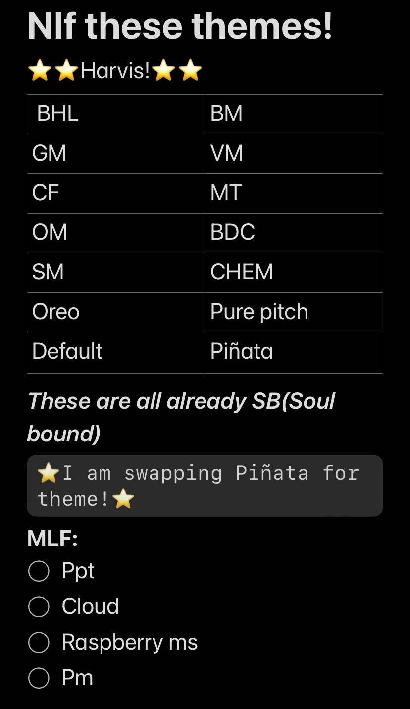 Swapping piñata harvi | Fandom