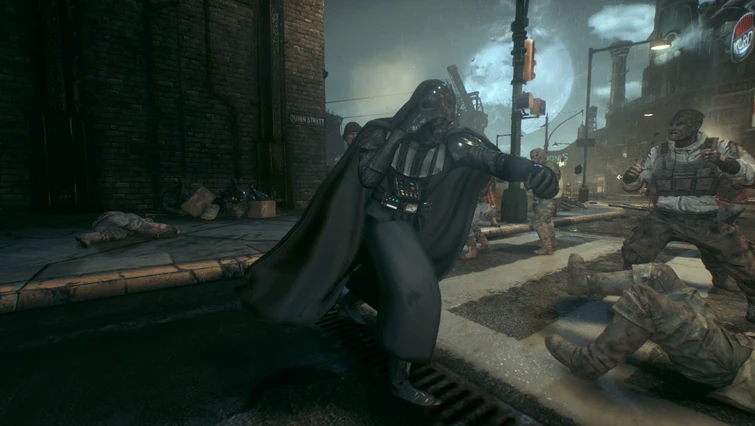 Vader destroying Arkham thugs | Fandom