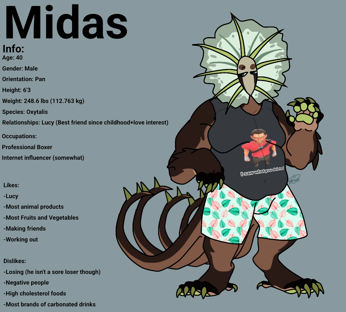 MIDAS the Oxytalis !! (Sonaria Modern ANTHRO AU) | Fandom