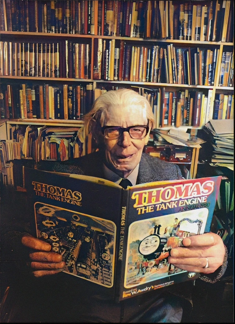 the old hero the give us Thomas the tank Engine Rev. Wilbert Awdry | Fandom