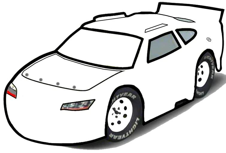 Late Model Coloring Pages