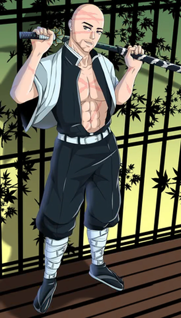 Akaza has joined the bald group | Fandom