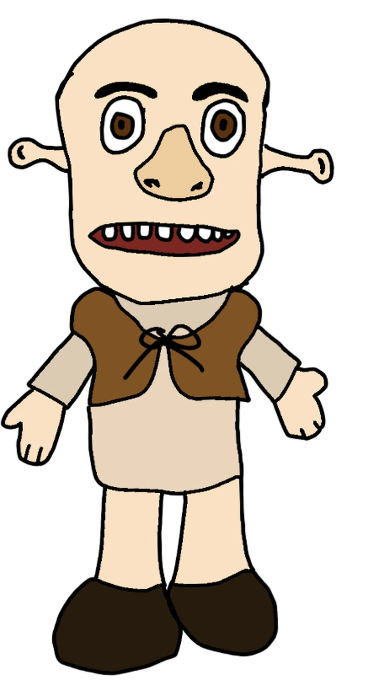 Woody and shrek puppet design. ( don’t mind shrek he looks constipated ...