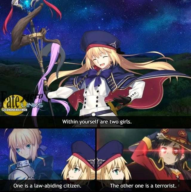 This is a stolen Fate meme | Fandom