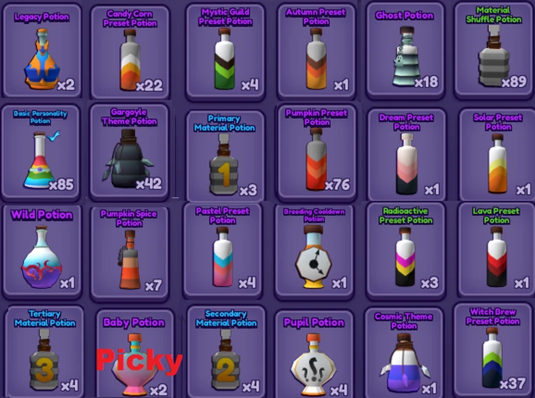 Trading or Selling these potions | Fandom