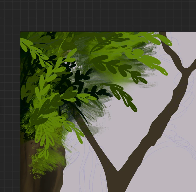 Trying out a new thing for leaves(WIP) | Fandom