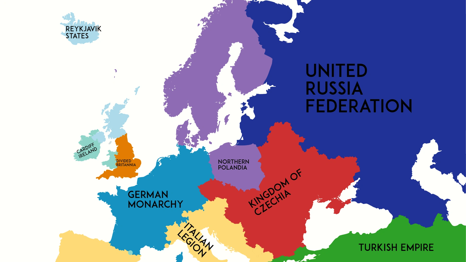 My first alternate future map. Hope you like it :) | Fandom